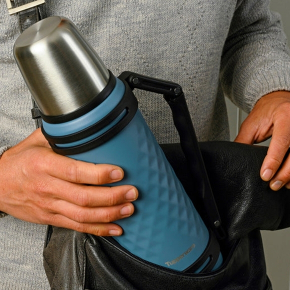 Tupperware | Dining | Tupperware Thermal Metallic Large Jug Flask ...
